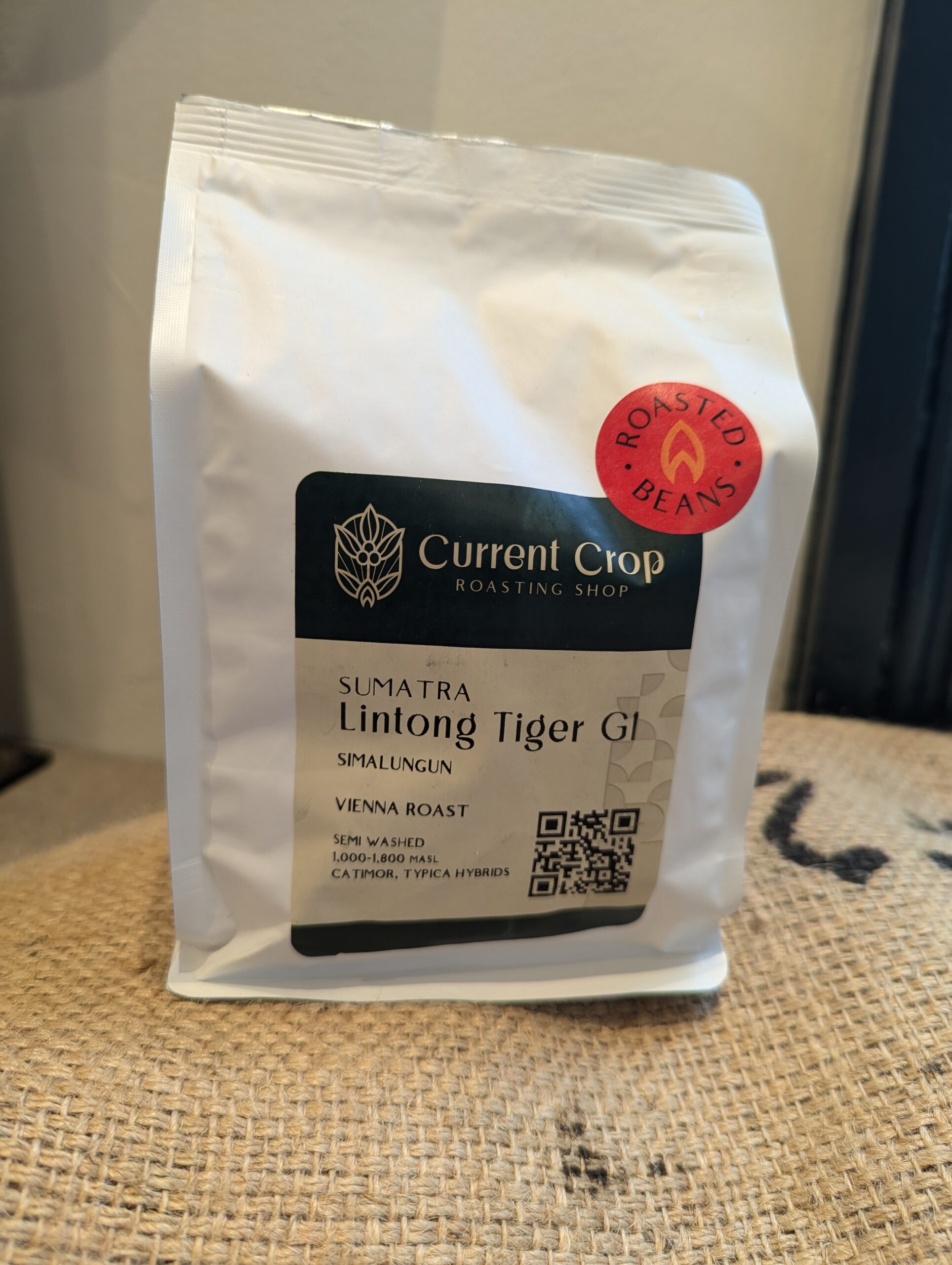 Sumatra: Lintong Tiger (Roast-to-Order) | Current Crop Roasting Shop